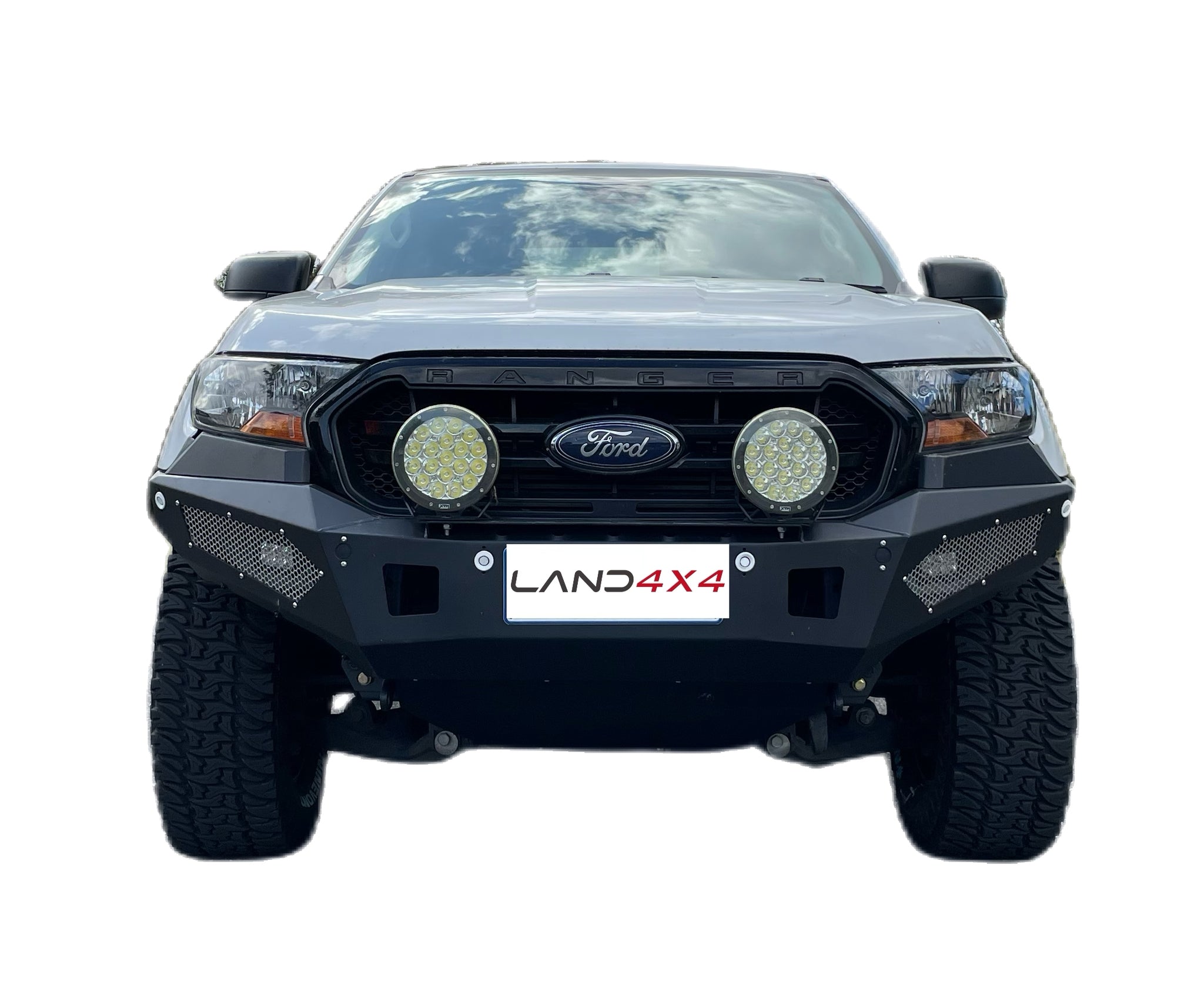 Front Winch Bar Fits 2015-2021 Ford Ranger T7 PX2/PX3 ( On Clearance ) – LAND 4X4