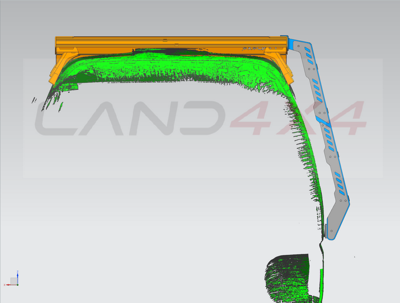 Side Ladder Fits 1998-2006 MITSUBISHI Delica L400 - Series 2 – LAND 4X4