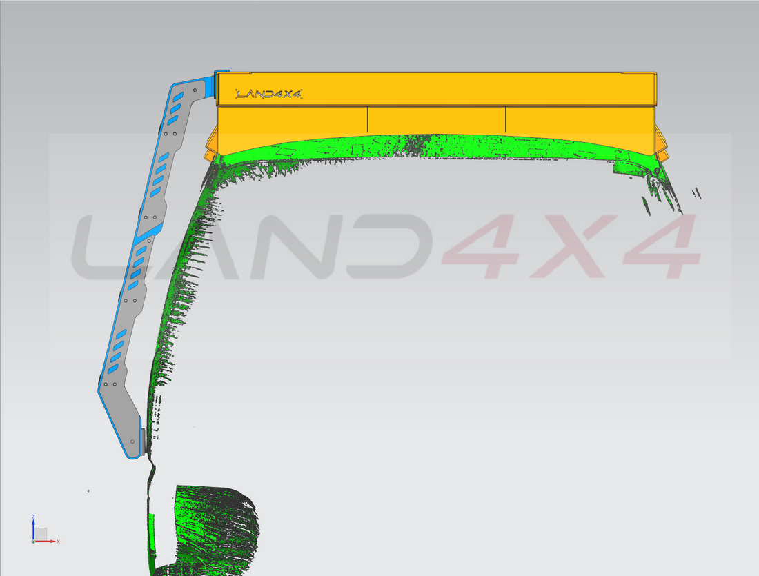 Side Ladder Fits 1998-2006 MITSUBISHI Delica L400 - Series 2 – LAND 4X4