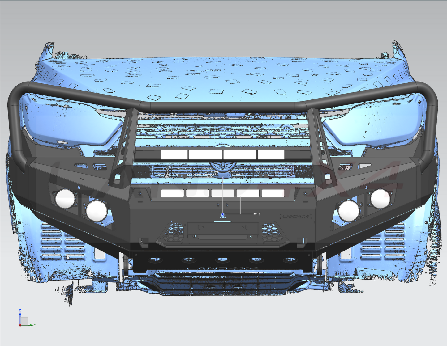 2022+ SsangYong Musso New Gen bull bar – LAND 4X4